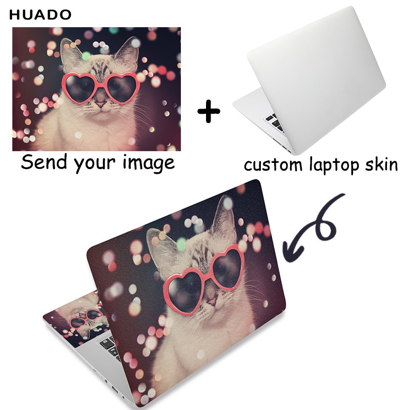 Laptop skin Customize logo image size DIY decorative decal stickers ...