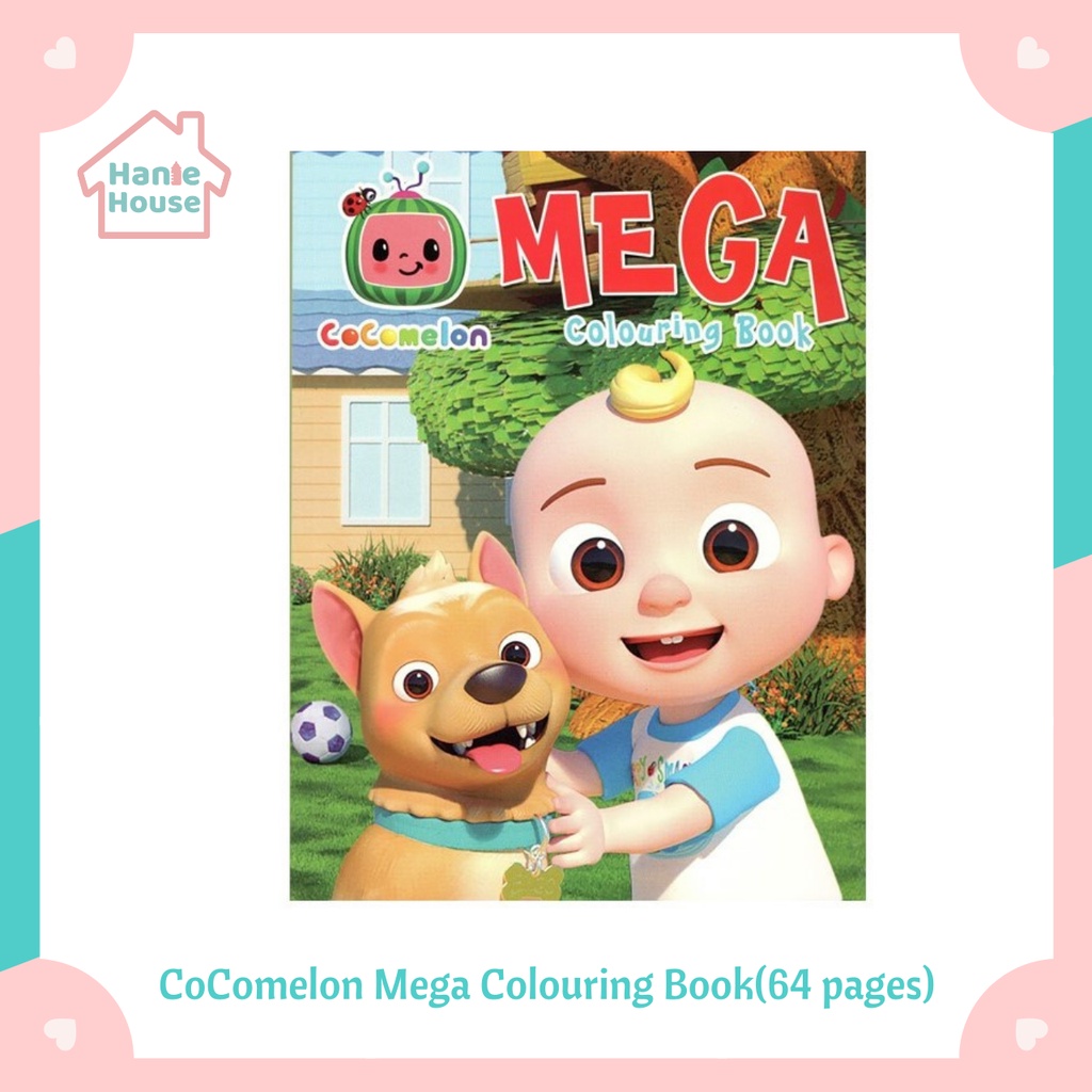 CoComelon Mega Colouring Book For Kids With 64 Pages | Shopee Malaysia