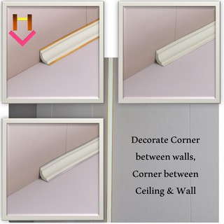 NBR Foam Self Adhesive Decorative Cornice Internal Corner Line Wall ...