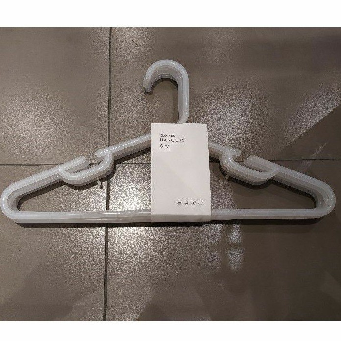 Miniso Clothes Hanger (6 Pack) | Shopee Malaysia