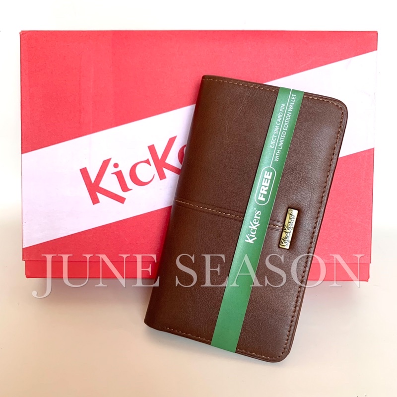 Kickers Long Wallet Genuine Leather 100% Original with Eject Sim Card ...