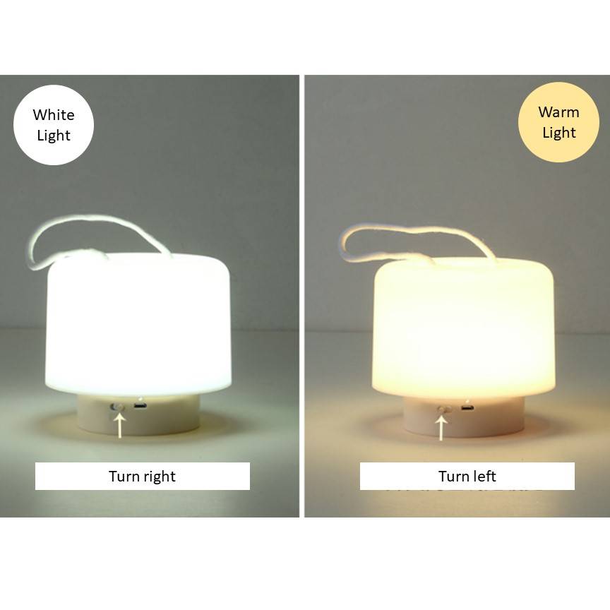 Baby LED Sleeping Night Light Lamp Portable Rechargeable USB Wireless ...