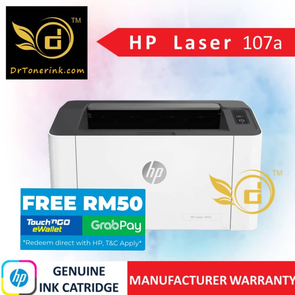 HP Laser 107A / 107 A / 107 - MONOCHROME Single Function Laser Printer ...