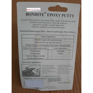 BONDITE EPOXY PUTTY 60G | Shopee Malaysia