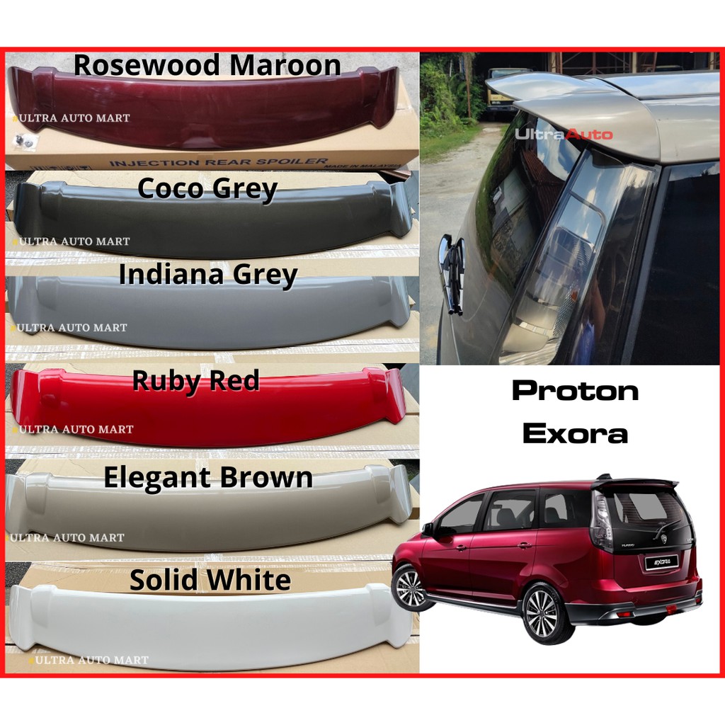 Perodua Exora OEM Style Spoiler 100% ABS Malaysia with Original Colour ...
