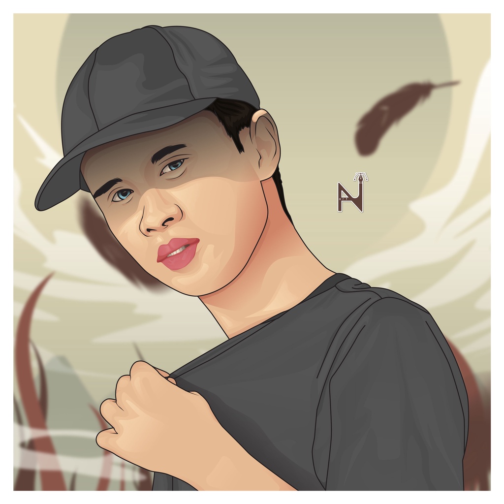 (PERSON) NATURAL VECTOR MURAH / Natural Vector Art / Vector Potrait ...