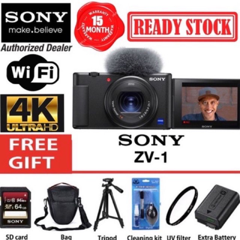 (Sony Malaysia warranty) Sony ZV1 ZV-1 + extra battery original/64gb ...