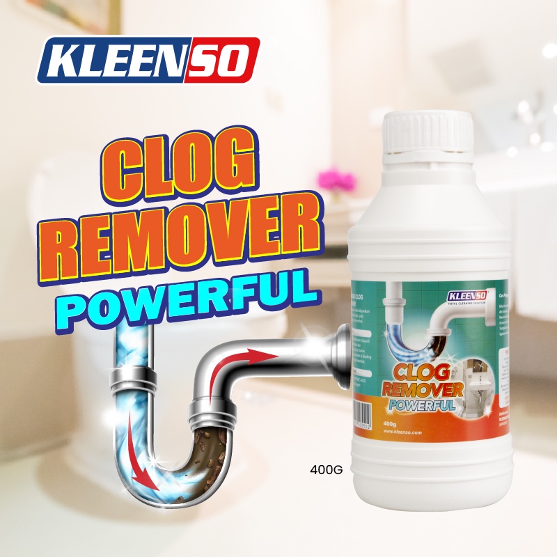 [Cheapest] Kleenso Powerful Liquid Clog Remover 400g For Toilet Sinks ...