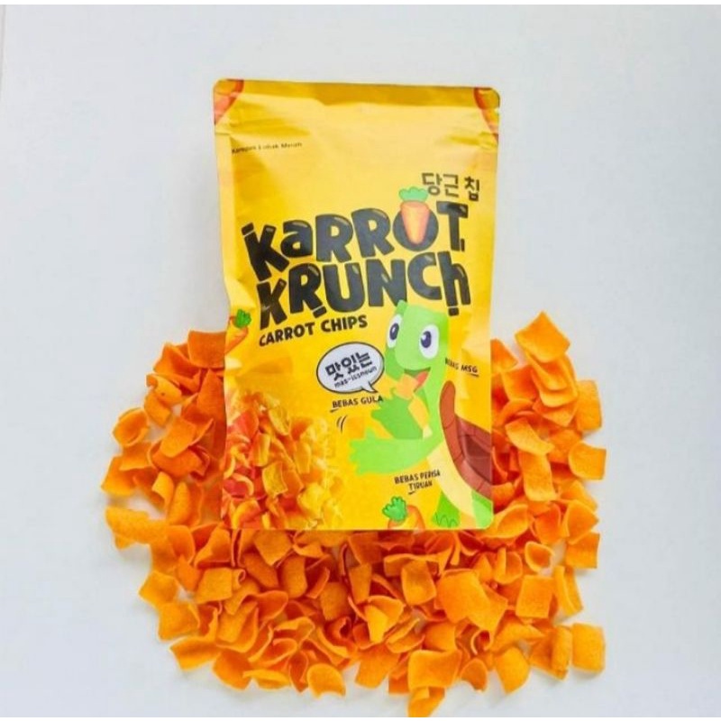 Karrot Krunch Carrot Chips Jajan Kanak-kanak Better Snack for Kids ...