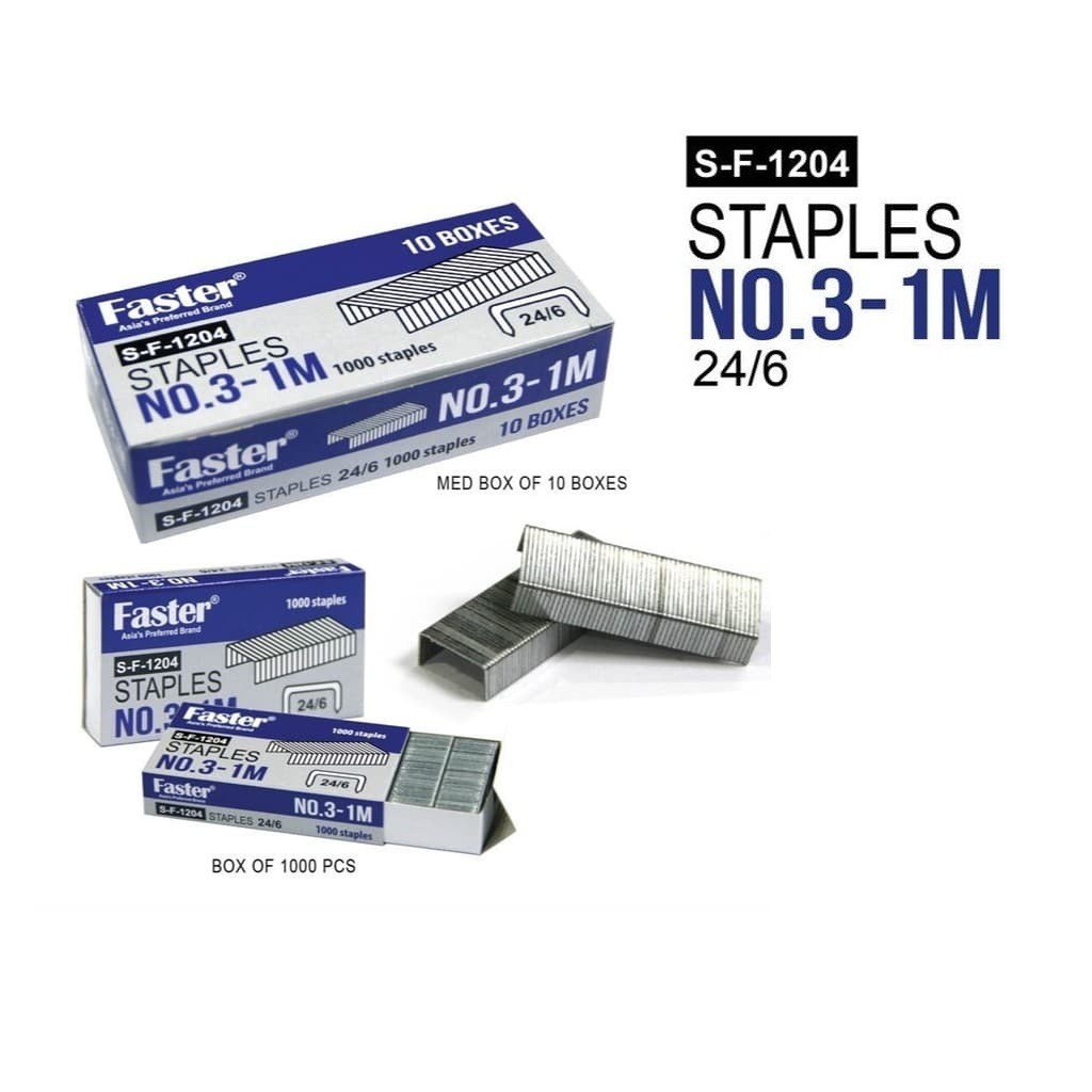 FASTER 3-1M STAPLES/BULLET | Shopee Malaysia