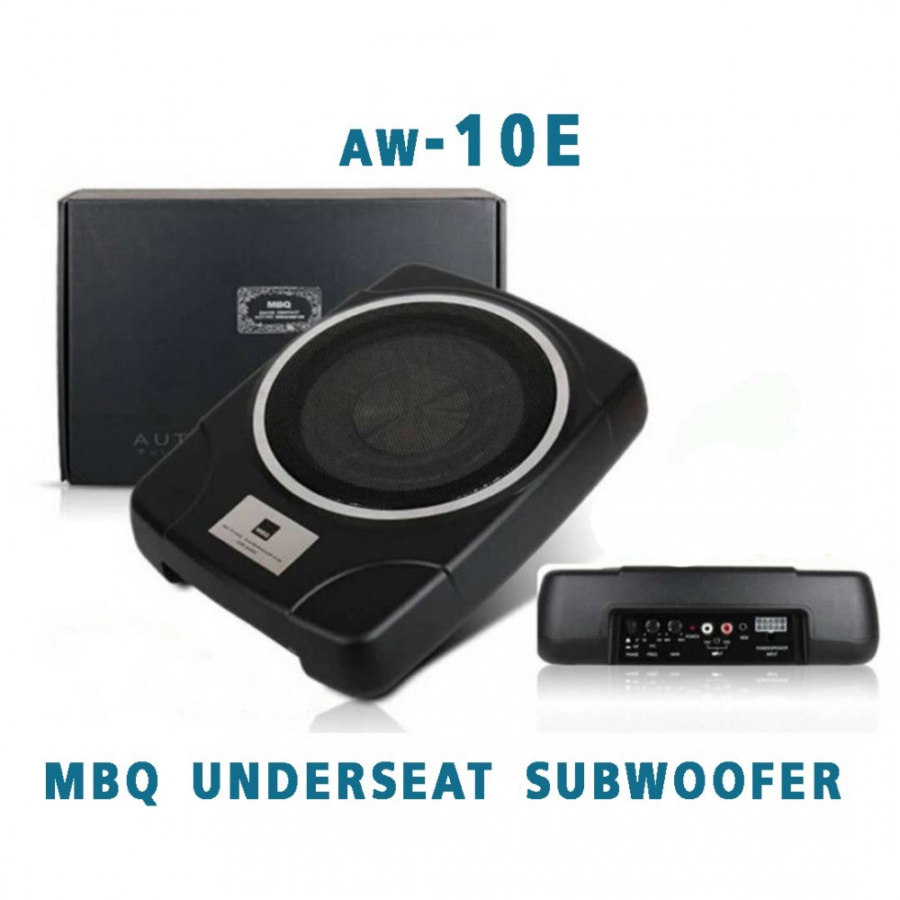 MBQ AW-10e 10 " Car UnderSeat Super Slim Active Subwoofer | Shopee Malaysia