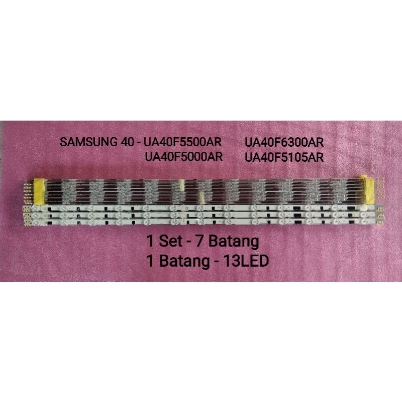 (Ready Stock) UA40F5500AR / UA40F5000AR / UA40F6300AR /UA40F5105AR Samsung 40" LED TV Backlight ...