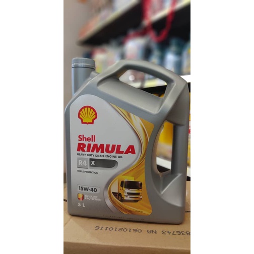 [ORIGINAL] SHELL RIMULA R4 X 15W-40 5L (PASARAN MALAYSIA) | Shopee Malaysia