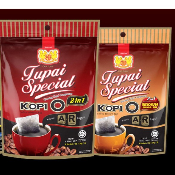 Cap Tupai Tupai Special Kopi O Bag 2in1/Brown Sugar (6's x 20g ...