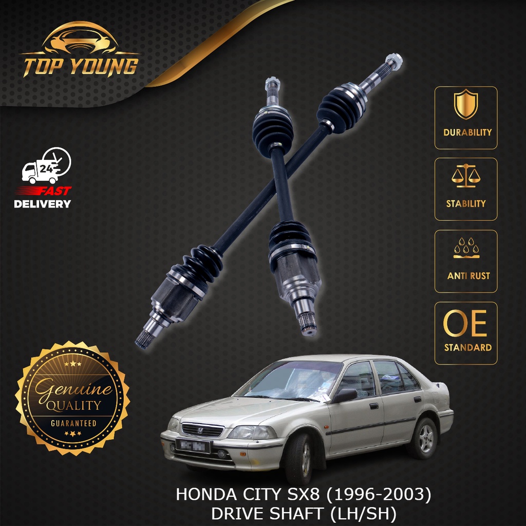 DRIVE SHAFT OEM - HONDA CITY SX8 (1996-2003) AT/MT GENUINE QUALITY ...