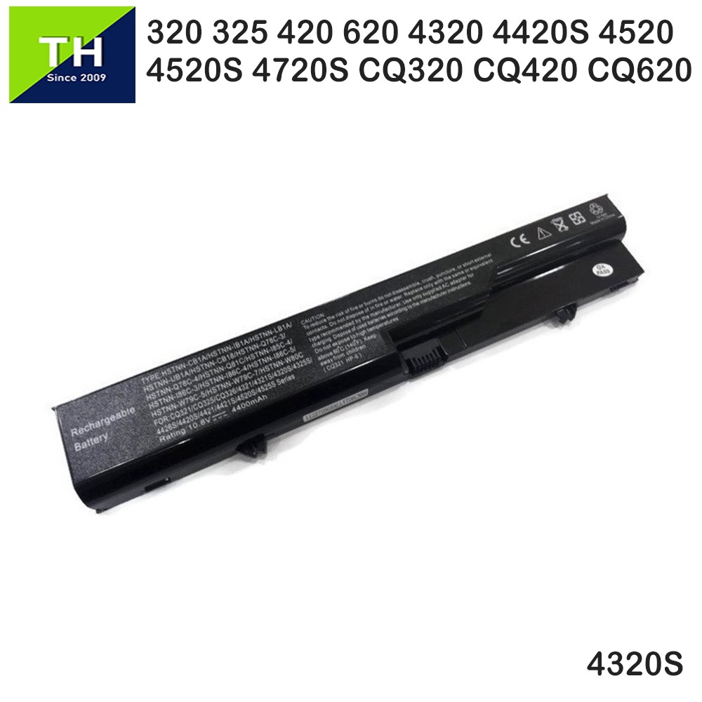 HP Compaq 320 321 325 326 420 421 620 621 Laptop Replacement Battery ...