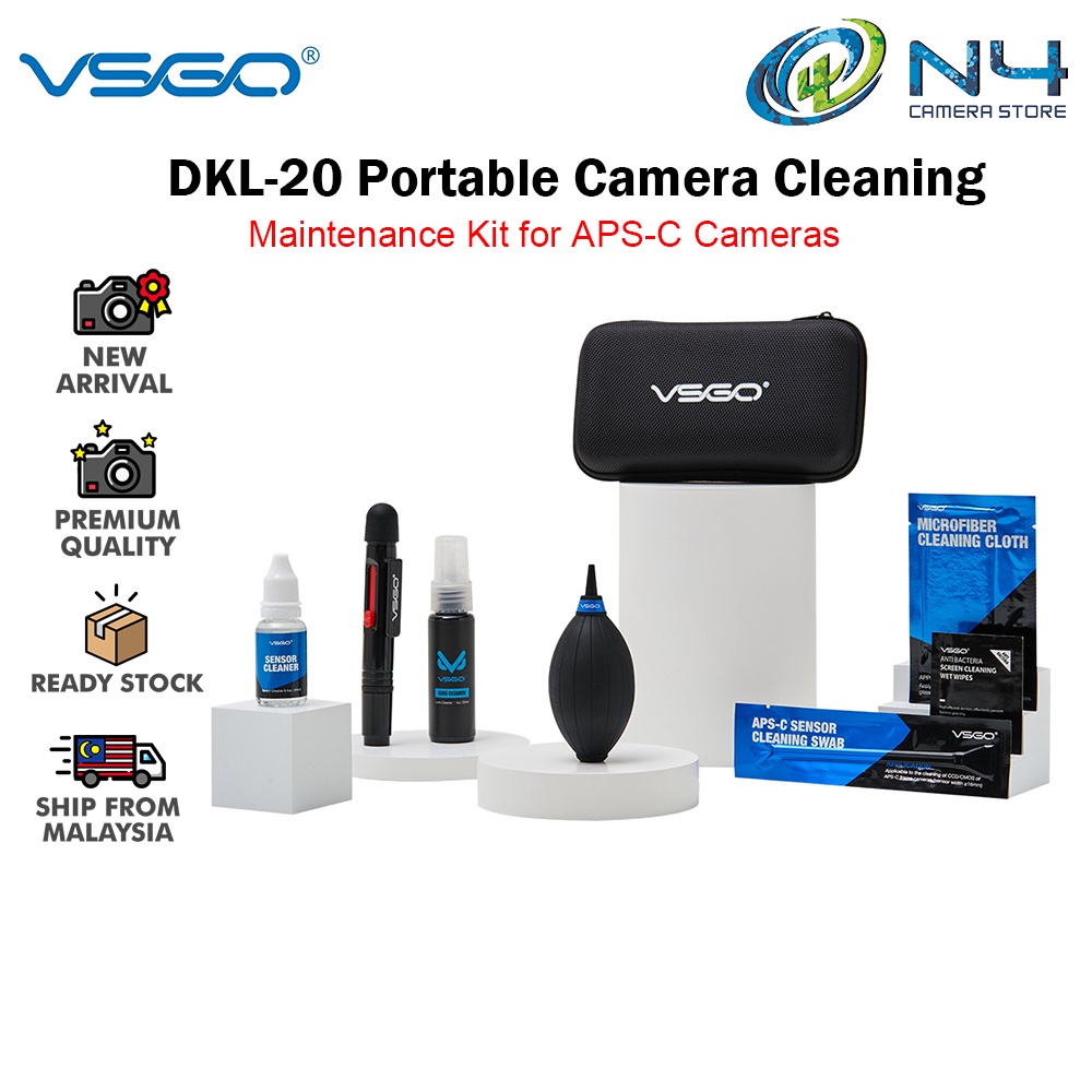 VSGO DKL-20 Portable DSLR Camera Sensor, Lens and Screen Cleaning ...