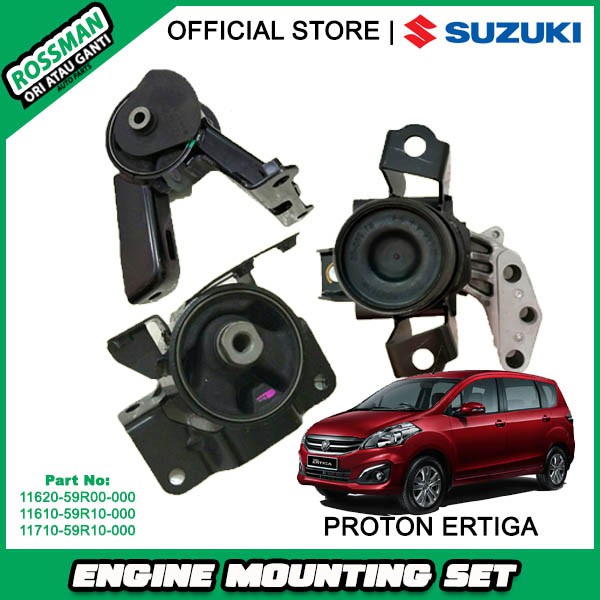 Original Suzuki Proton Ertiga Engine MOUNTING SET - Genuine Suzuki ...