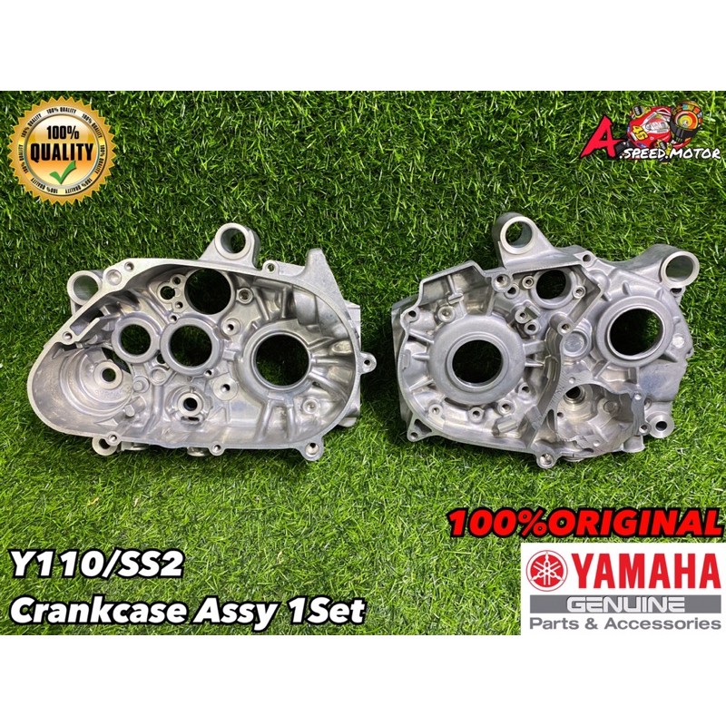 100% ORIGINAL Y110 SS2 Y110SS Crankcase Assy 1Set SIAP PUNCH NO ENGINE ...
