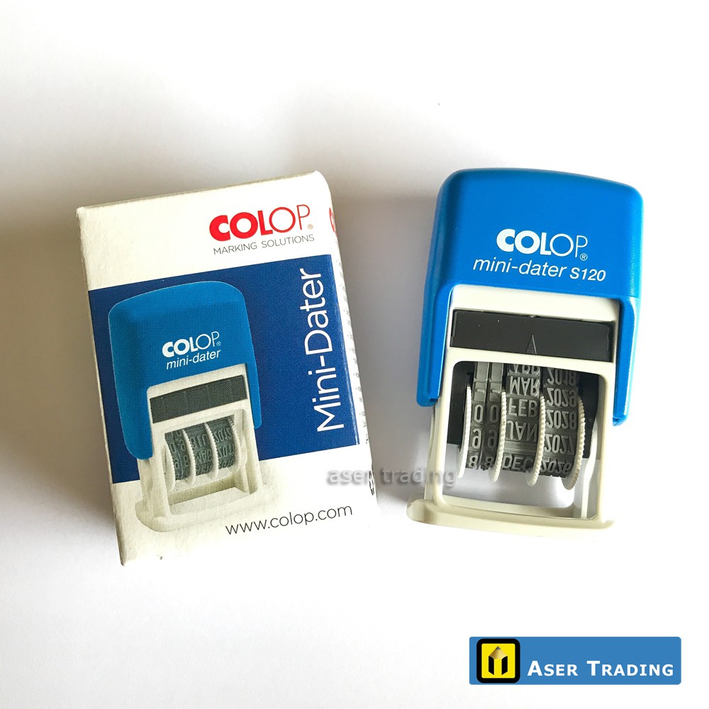 COLOP S120 MINI-DATER SELF-INKING STAMP | Shopee Malaysia
