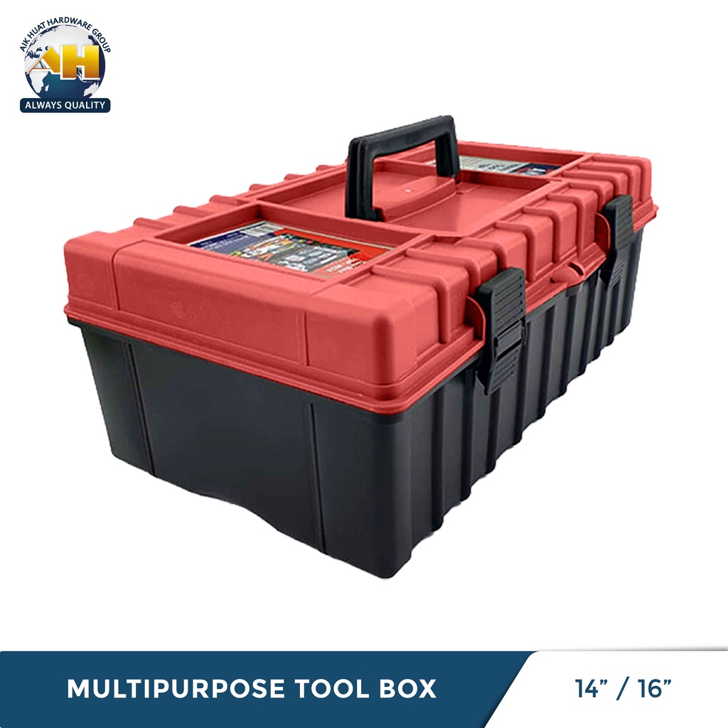 Multipurpose Organize Plastic Storage Tool Box | PVC Tool Box | Kotak ...