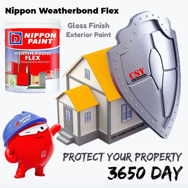 NIPPON PAINT Weatherbond Flex 5 Liter | Shopee Malaysia NIPPON PAINT Weatherbond Flex 5 Liter | Shopee Malaysia