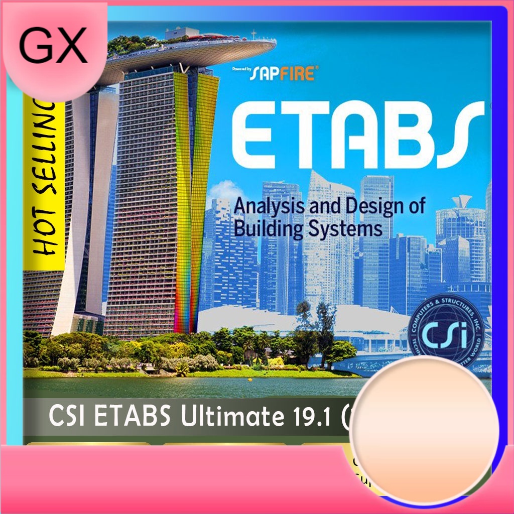 CSI ETABS Ultimate 19.1 x64 with Tutorial Installation - Full Version | Shopee Malaysia