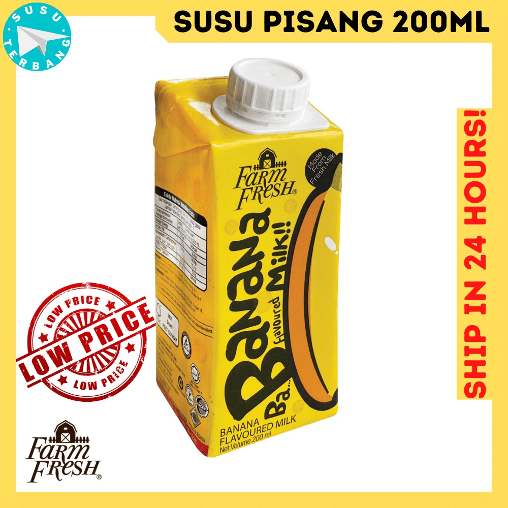 Susu Pisang Farm Fresh UHT 200ML (Banana Milk) | Shopee Malaysia