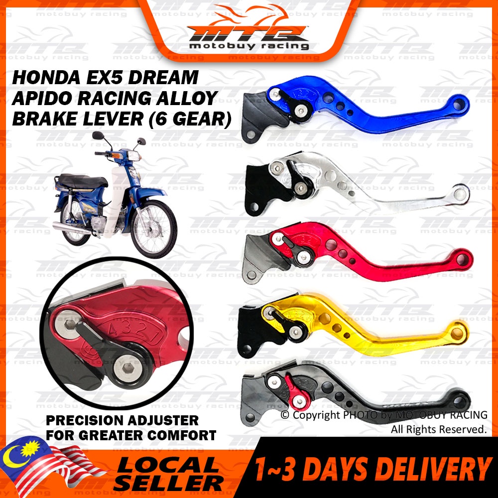 HONDA EX5 DREAM APIDO RACING ALLOY BRAKE LEVER (6 GEAR) | Shopee Malaysia