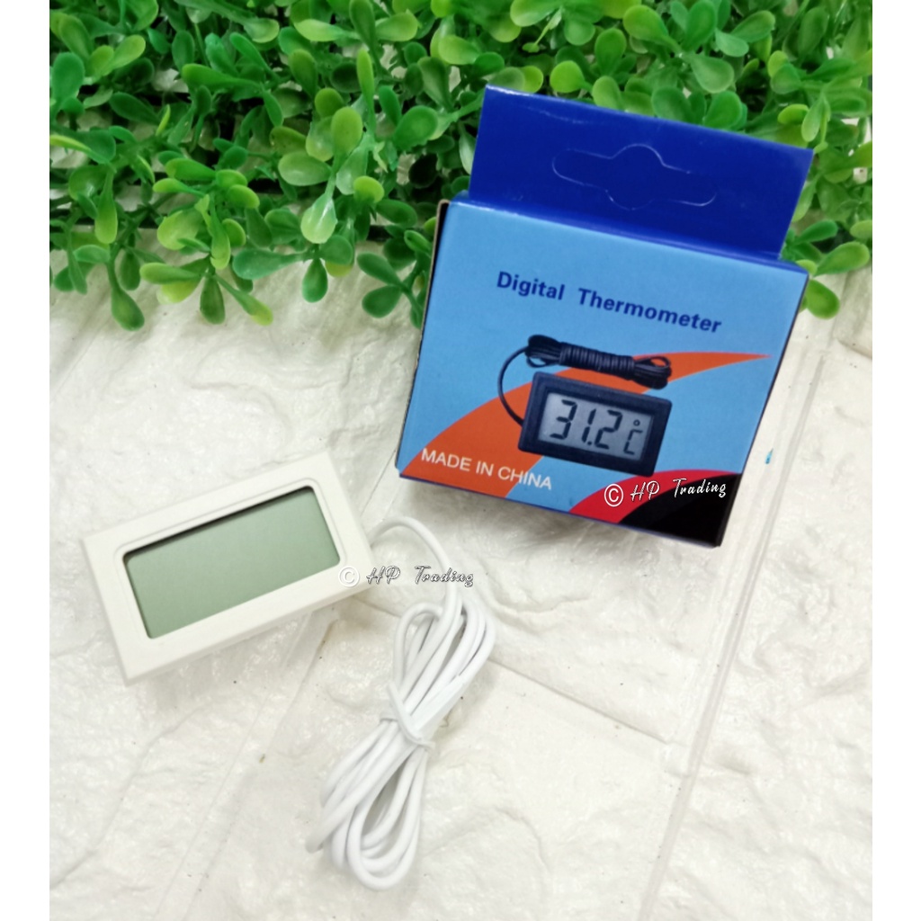 Digital Thermometer + LCD Electronic Thermometer Aquarium Refrigerator ...