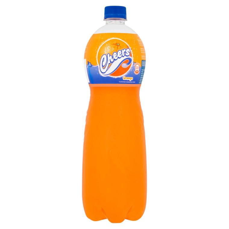 Cheers Carbonated Drink Orange Flavoured-Air Minuman Bikarbonat 1.25L ...