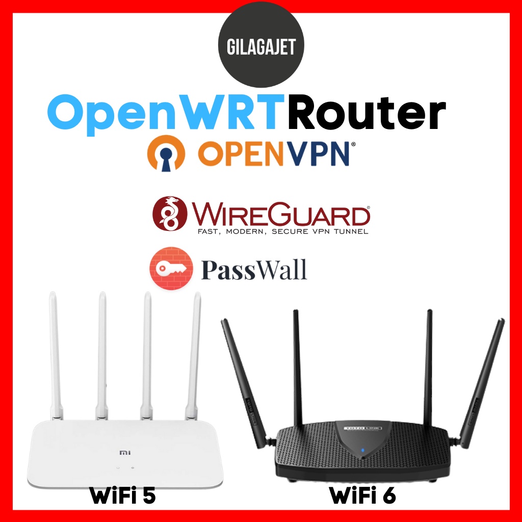 Openwrt Wireless Router Wifi 5 Wifi 6 Xiaomi Mi 4a Gigabit Totolink X5000r Ax1800