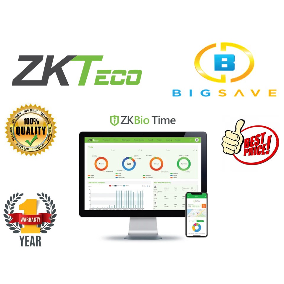 Zkbiotime 8 0 License Web Based Multi Location Time And Attendance