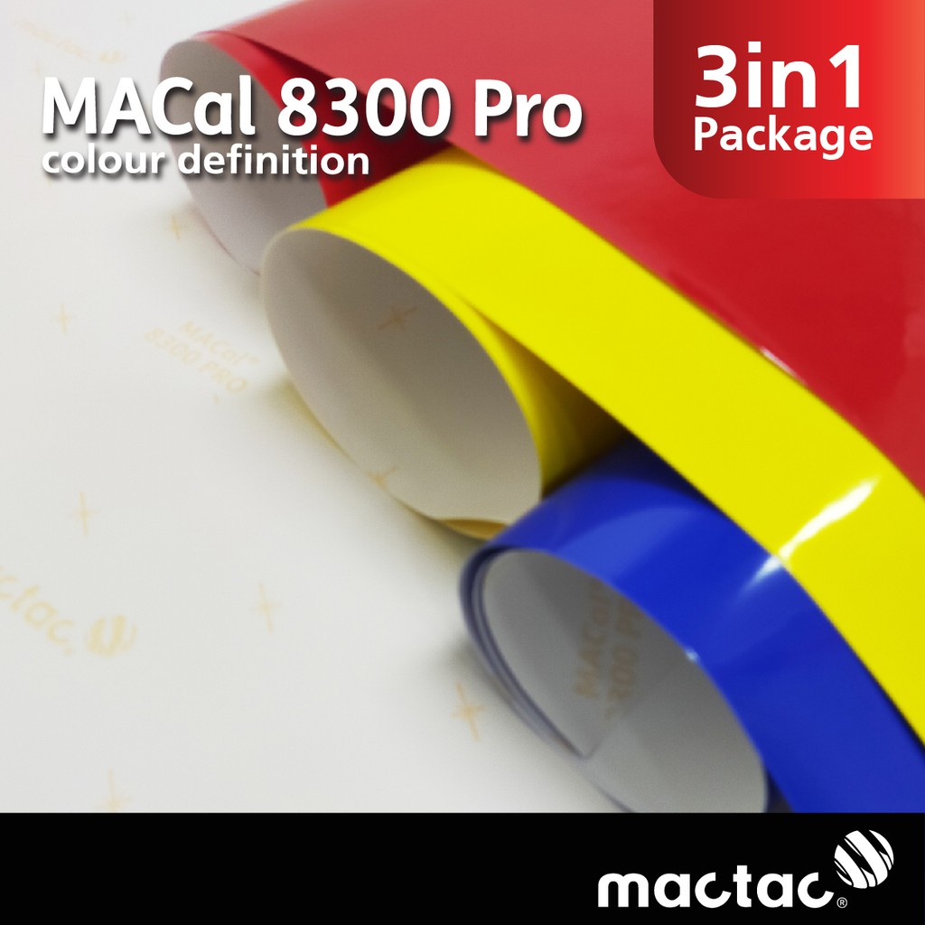 Mactac 3 IN 1 Colour Sticker Package (24"x48" Series) | Shopee Malaysia