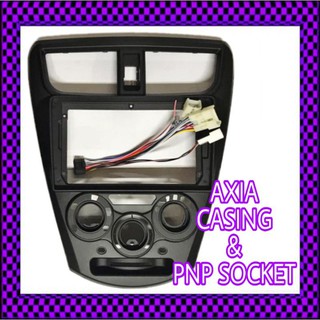 PERODUA AXIA CASING 9 INCH WITH PNP SOCKET @ TAPAK RADIO AXIA SAIZ 9 ...