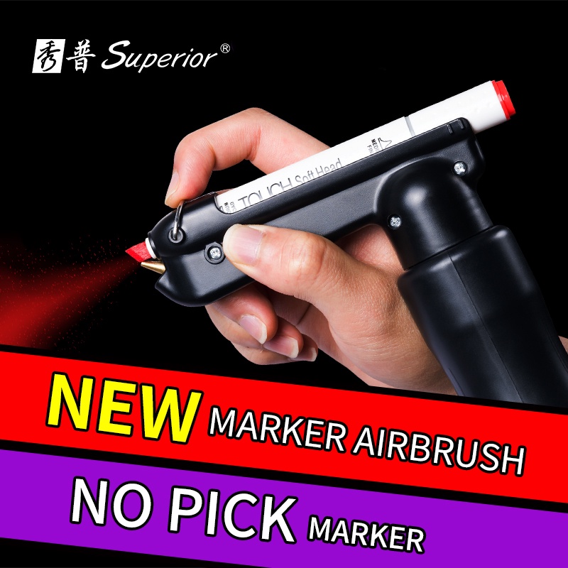 Superior Marker Airbrush Hand-made Model Coloring Inkjet Tool Painting ...