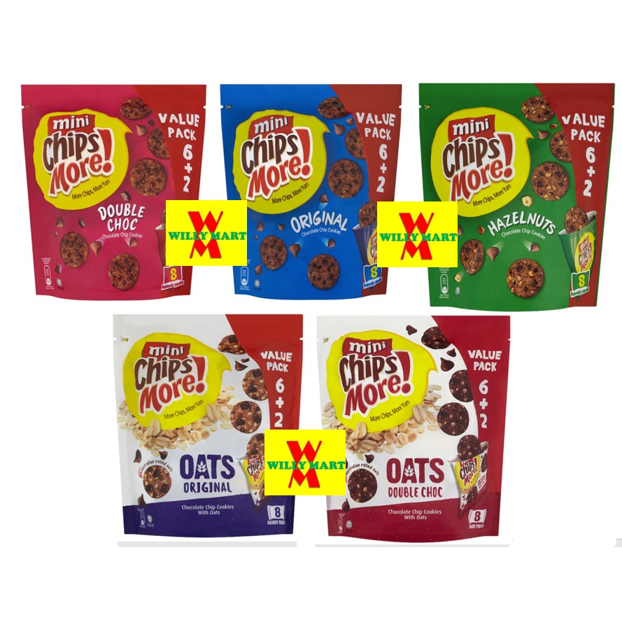 [EXP:2023] Chipsmore Mini Coklat Double Chocolate/Coklat Chip Cookies ...