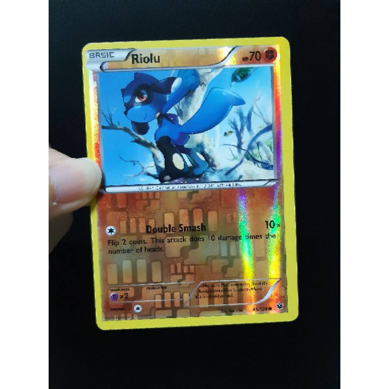 Pokemon Riolu Card
