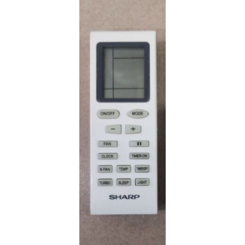 Sharp original air cond remote control (00401) | Shopee Malaysia