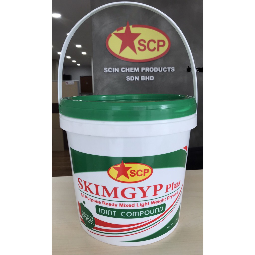 SCP 5kg Skimgyp Plus Joint Compound (For Drywall Patching & Leveling ...