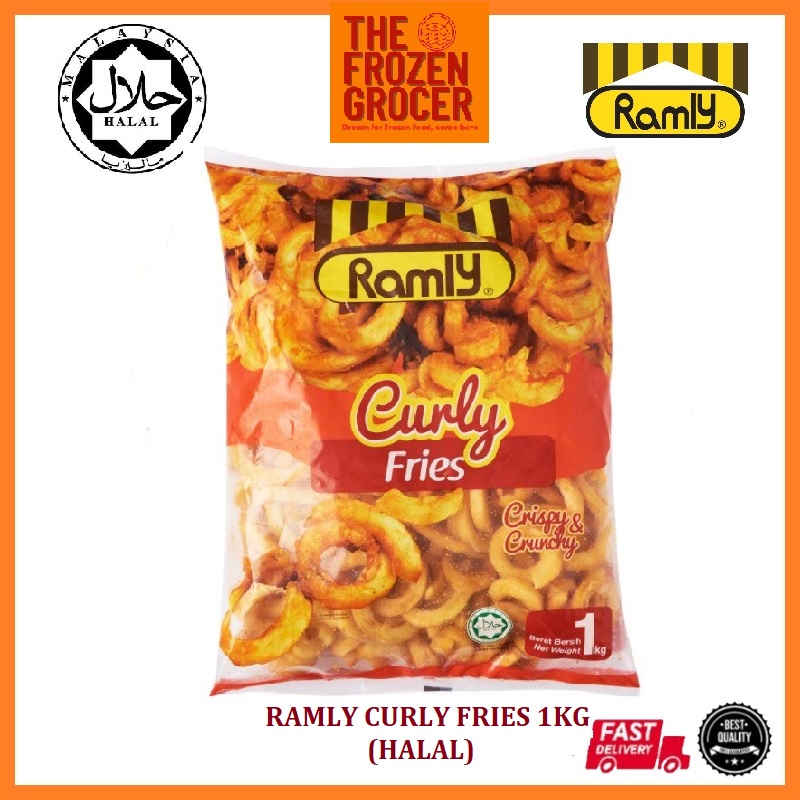 [DELIVERY KL/SEBAHAGIAN SELANGOR] Ramly Curly Fries 1kg (HALAL ...
