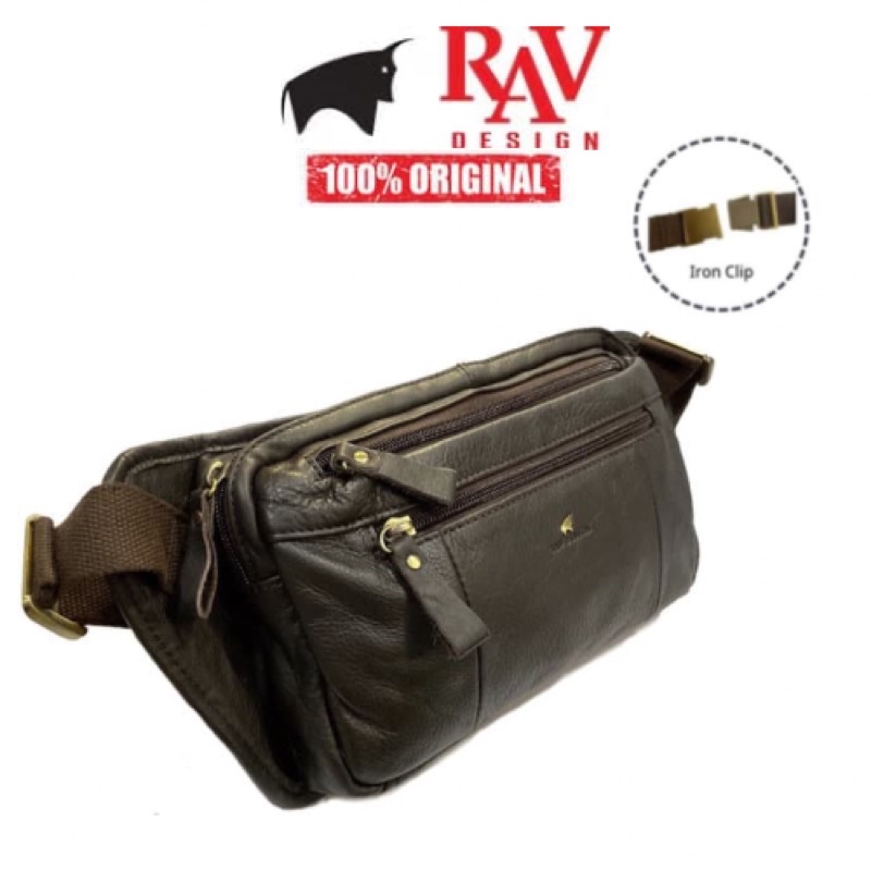 [100% Original] RAV DESIGN Leather waist bag RAV DESIGN (YRY120-G2 ...