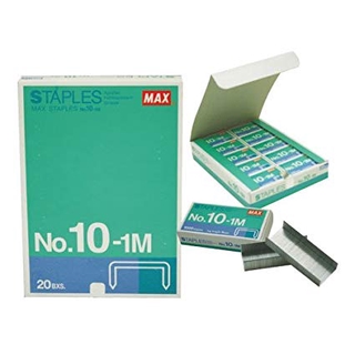 MAX Staples No.10-1M / Ubat Stapler - 20 boxes | Shopee Malaysia