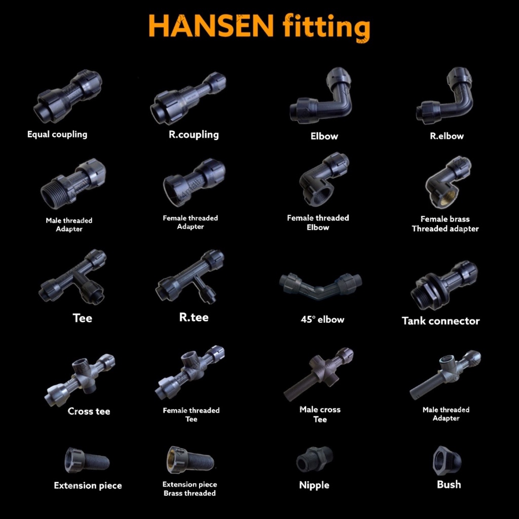 Hansen Fittings / Hansen Connector Reducing Socket / Reducing Elbow ...