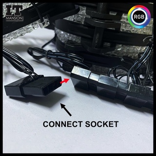 RGB PC case fan 4 pin 120mm Cooling fans Gaming Computer LED Cooler ...