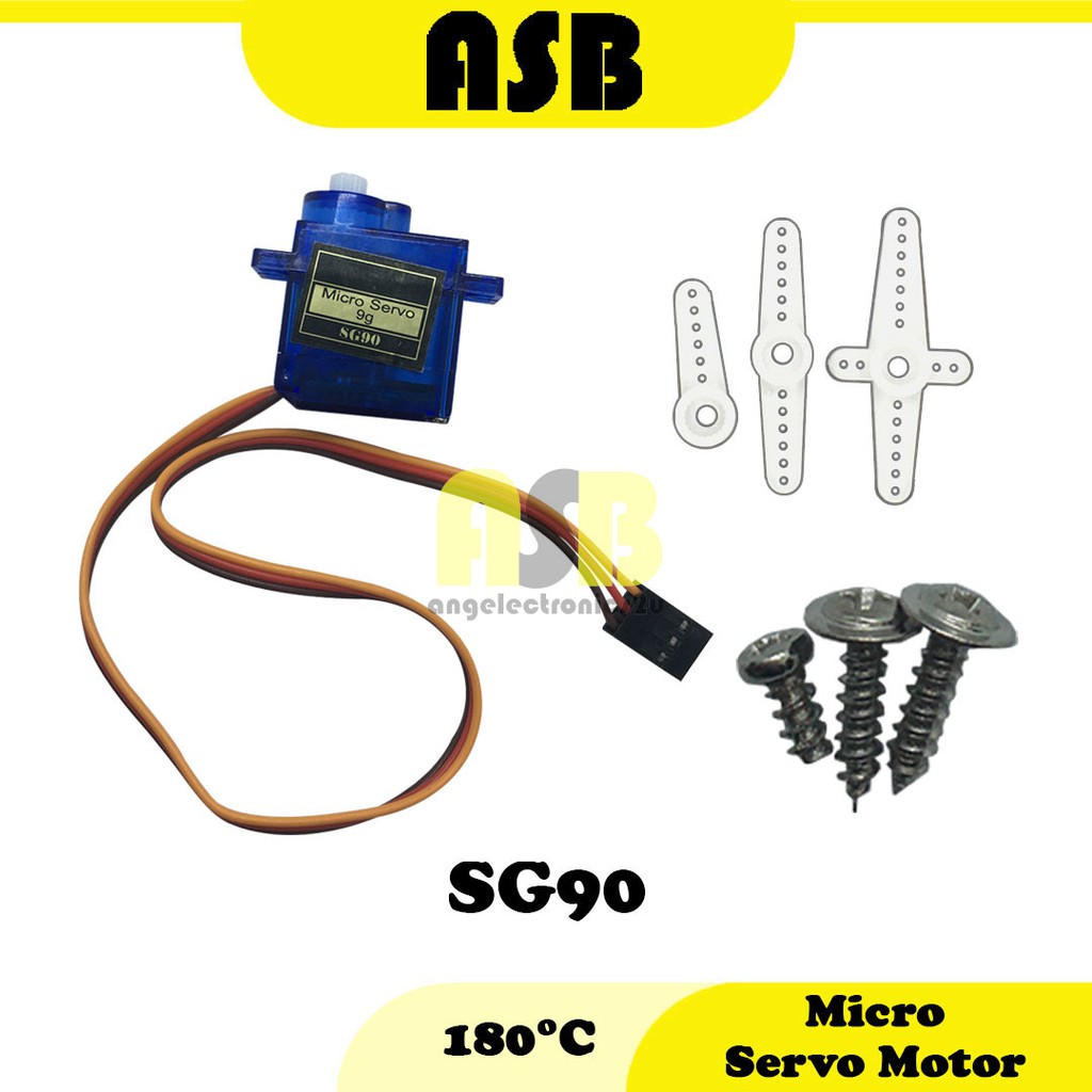 Servo Motor ( SG90 ) 180°C ( 511003074 ) | Shopee Malaysia