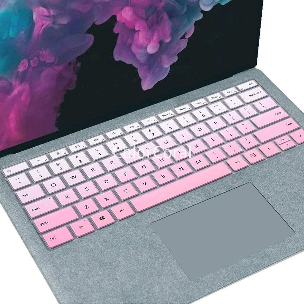 ColorCoral Keyboard Cover Fit 2020 2019 Microsoft Surface Pro 7 |2019 ...