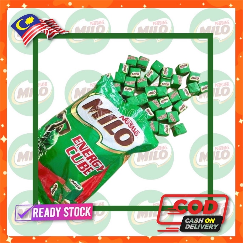 NESTLE Milo Cube @ Milo Energy Cubes / Kiub Mini Viral 100pcs | Shopee ...
