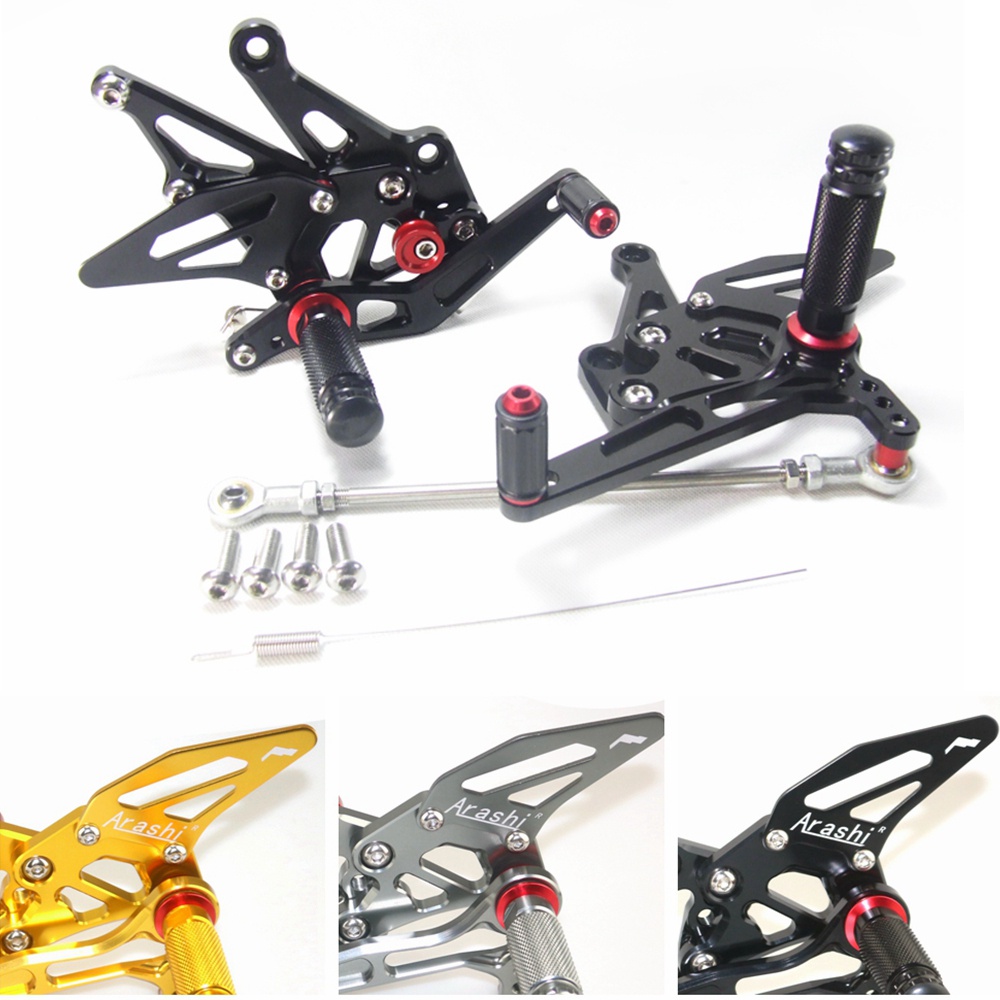 CNC Adjustable Rear Set Rearsets For KAWASAKI Z1000 2010 2011 2012 2013 ...