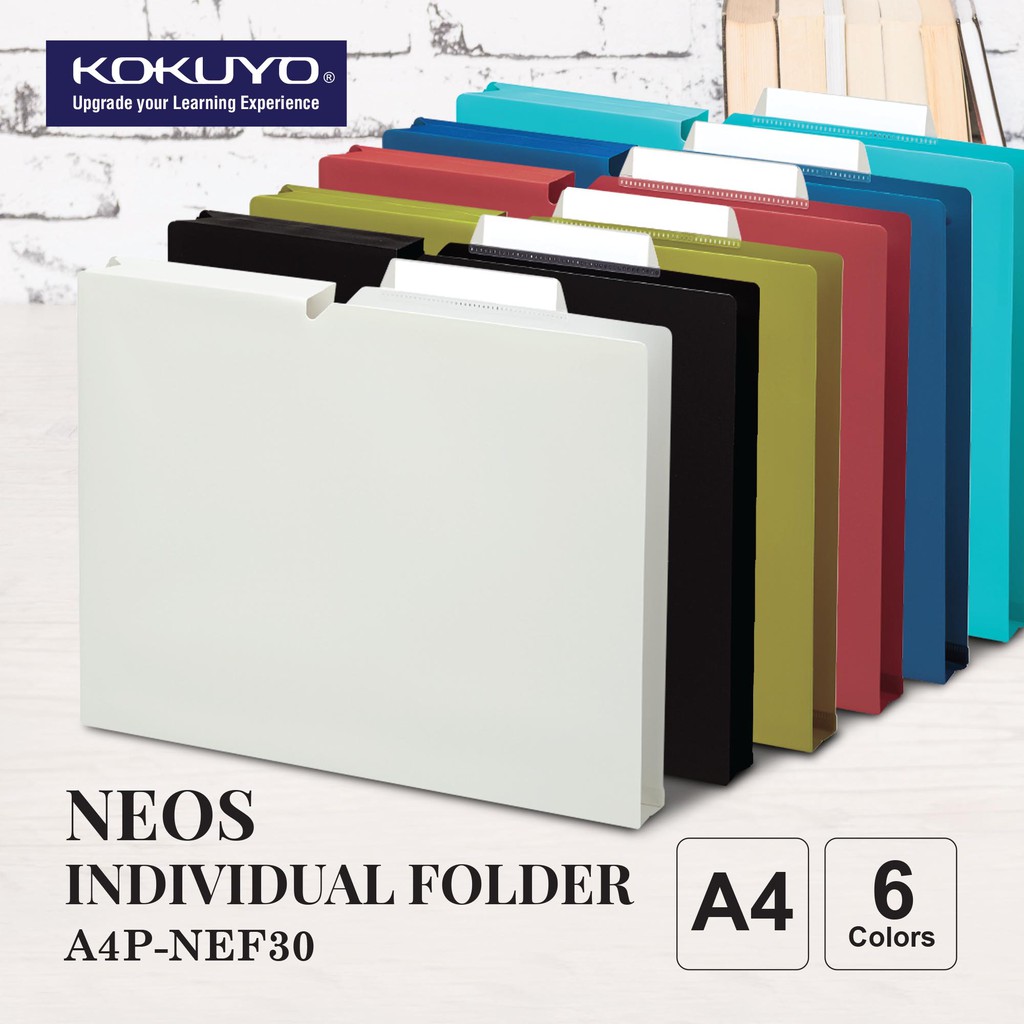 KOKUYO NEOS A4P-NEF30 Inner File Folder / Individual Folder / Individual File with heading label ...